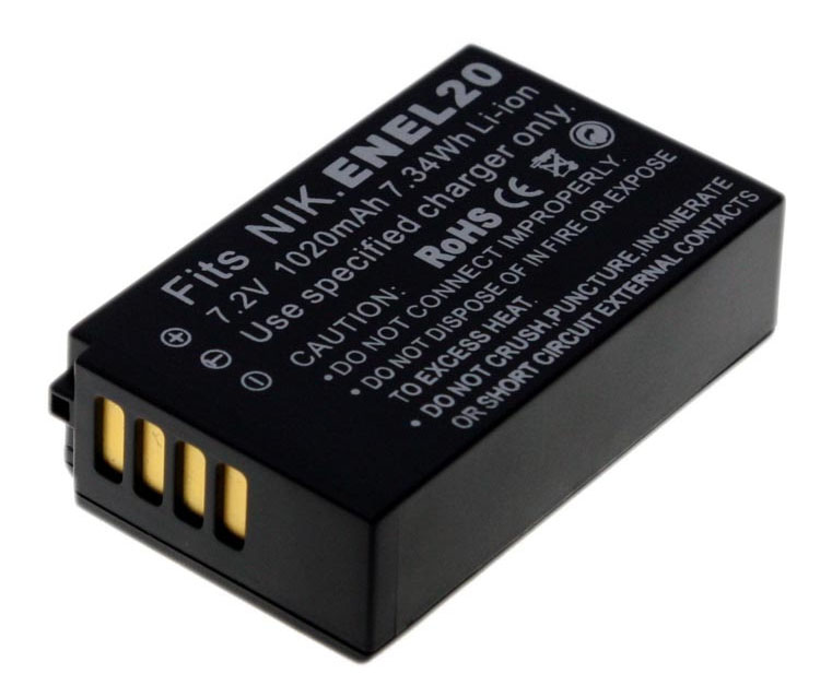 Аккумулятор для фотокамеры NIKON EN-EL20. Купить в Минске.
